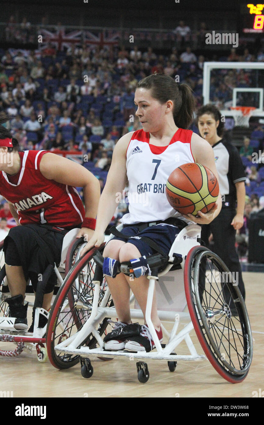 Helen Freeman of Great Britain (GB) v Canada Women's Wheelchair ...