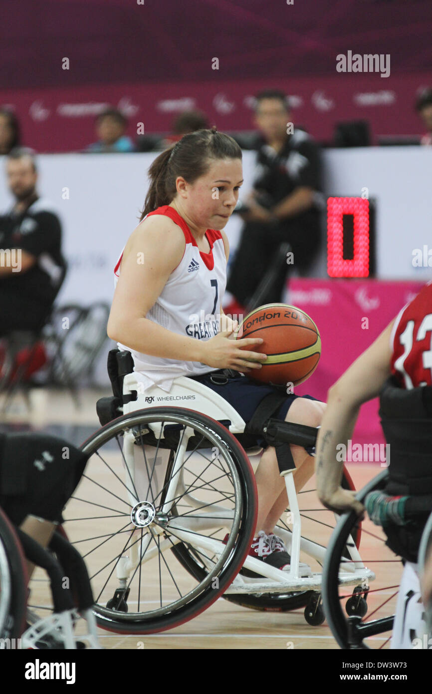 Canada womens wheelchair basketball at the o2 arena hi-res stock ...