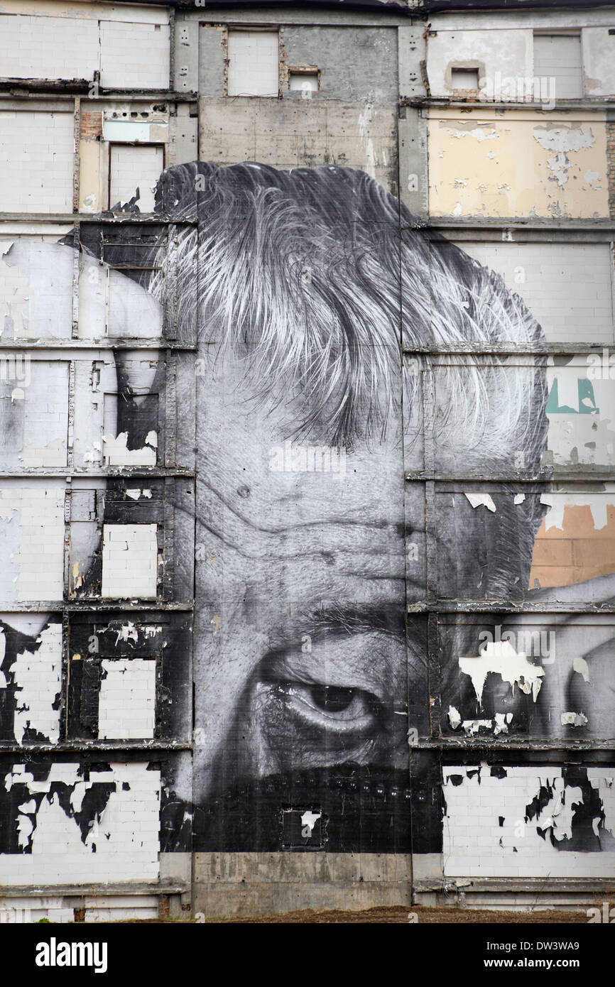Giant poster on wall hi-res stock photography and images - Alamy