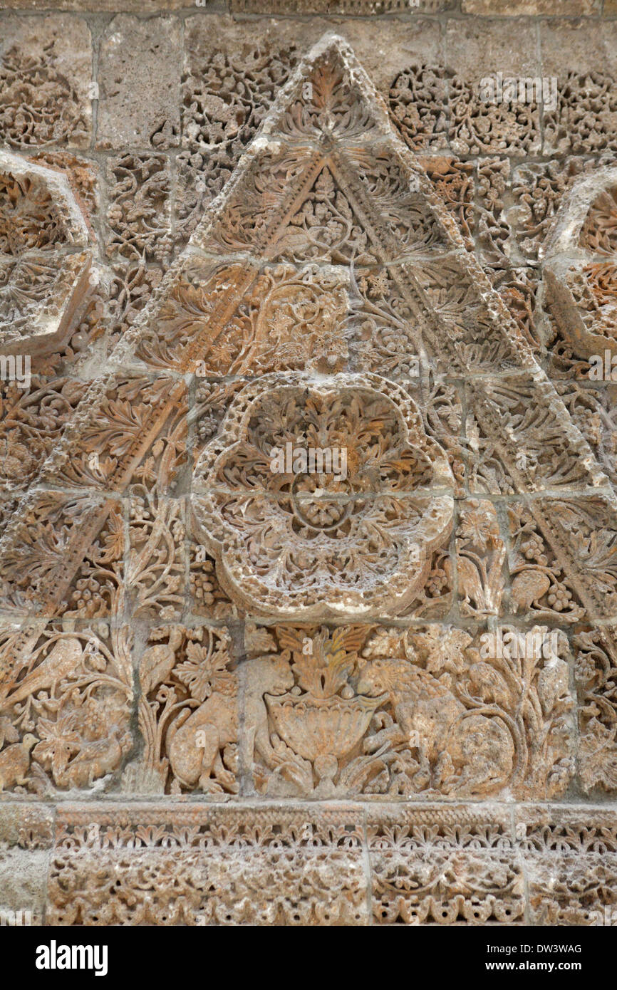 Detail of palace of Mashatta at Pergamon Museum, Berlin, Germany Stock ...