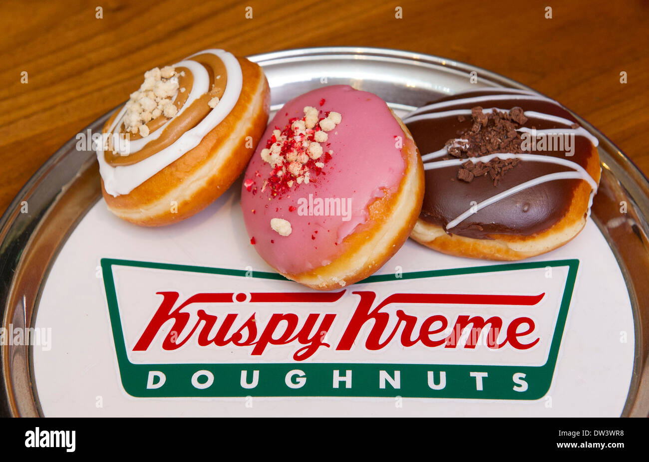 Krispy kreme doughnuts hi-res stock photography and images - Alamy
