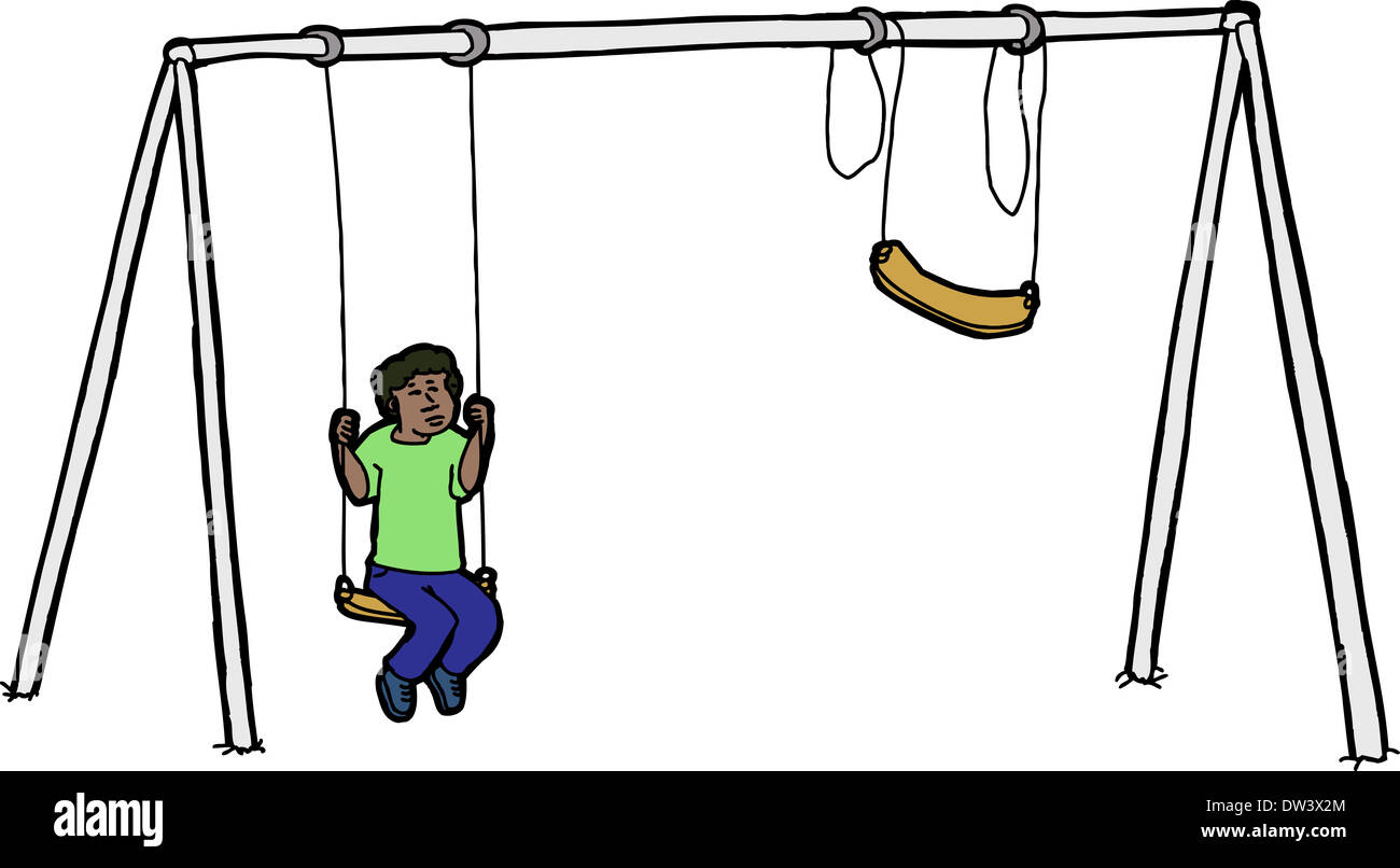 How To Draw Swing Set