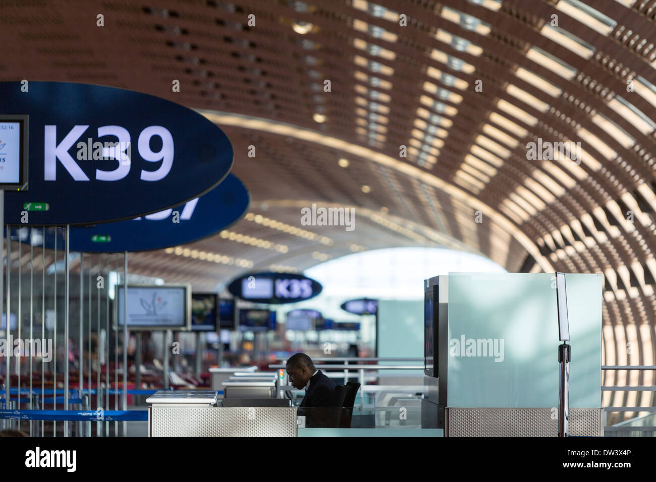 Charles De Gaulle Airport Building High Resolution Stock Photography ...