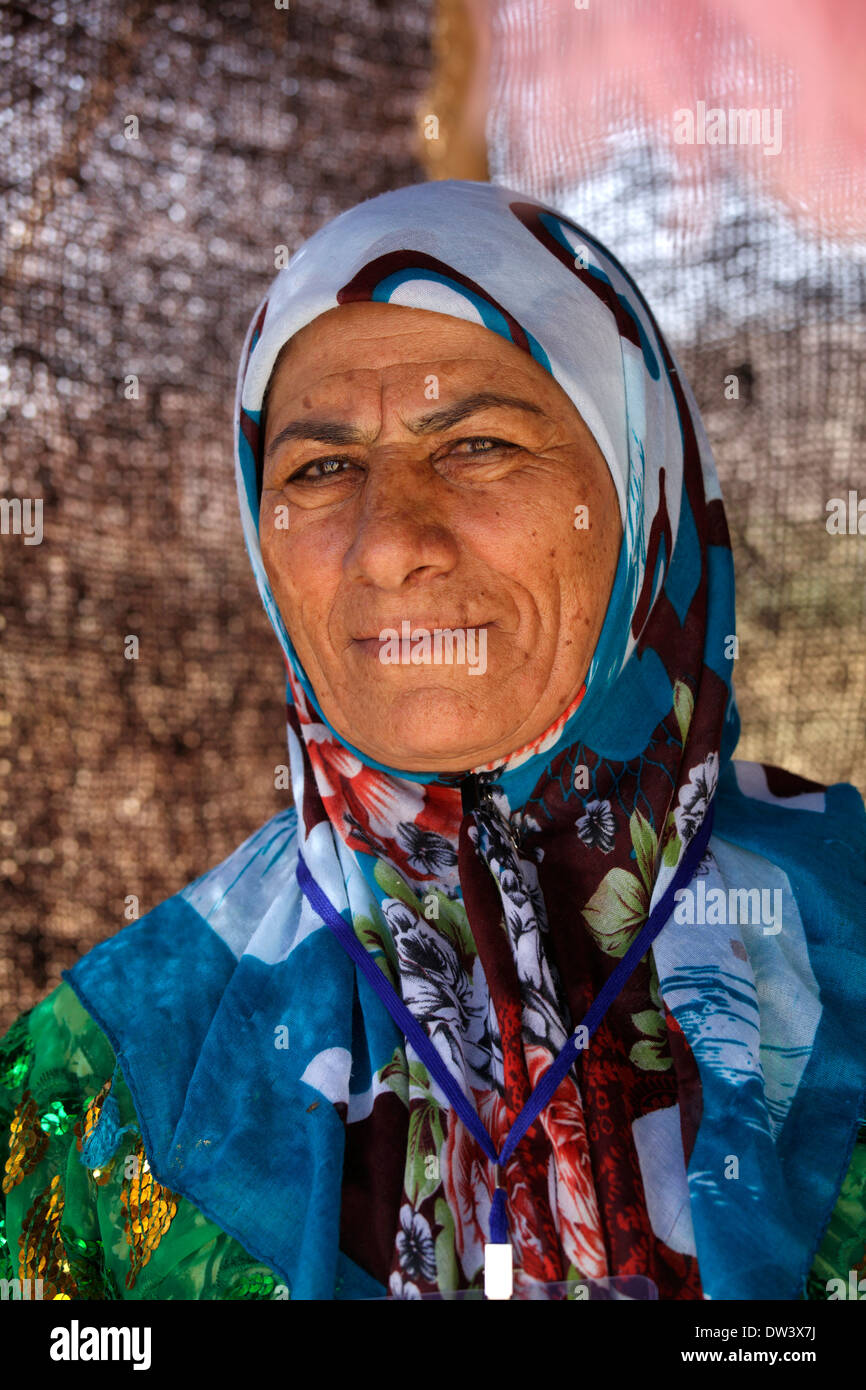 Portrait of nomad woman in traditional clothes, Iran Stock Photo - Alamy