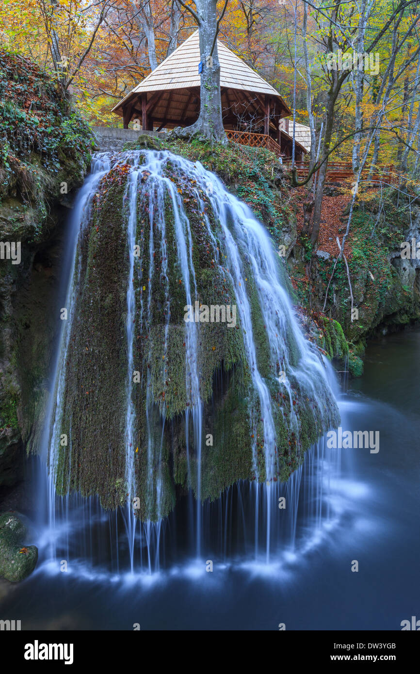 Bigar Cascade Falls in Nera Beusnita Gorges National Park, Romania ...