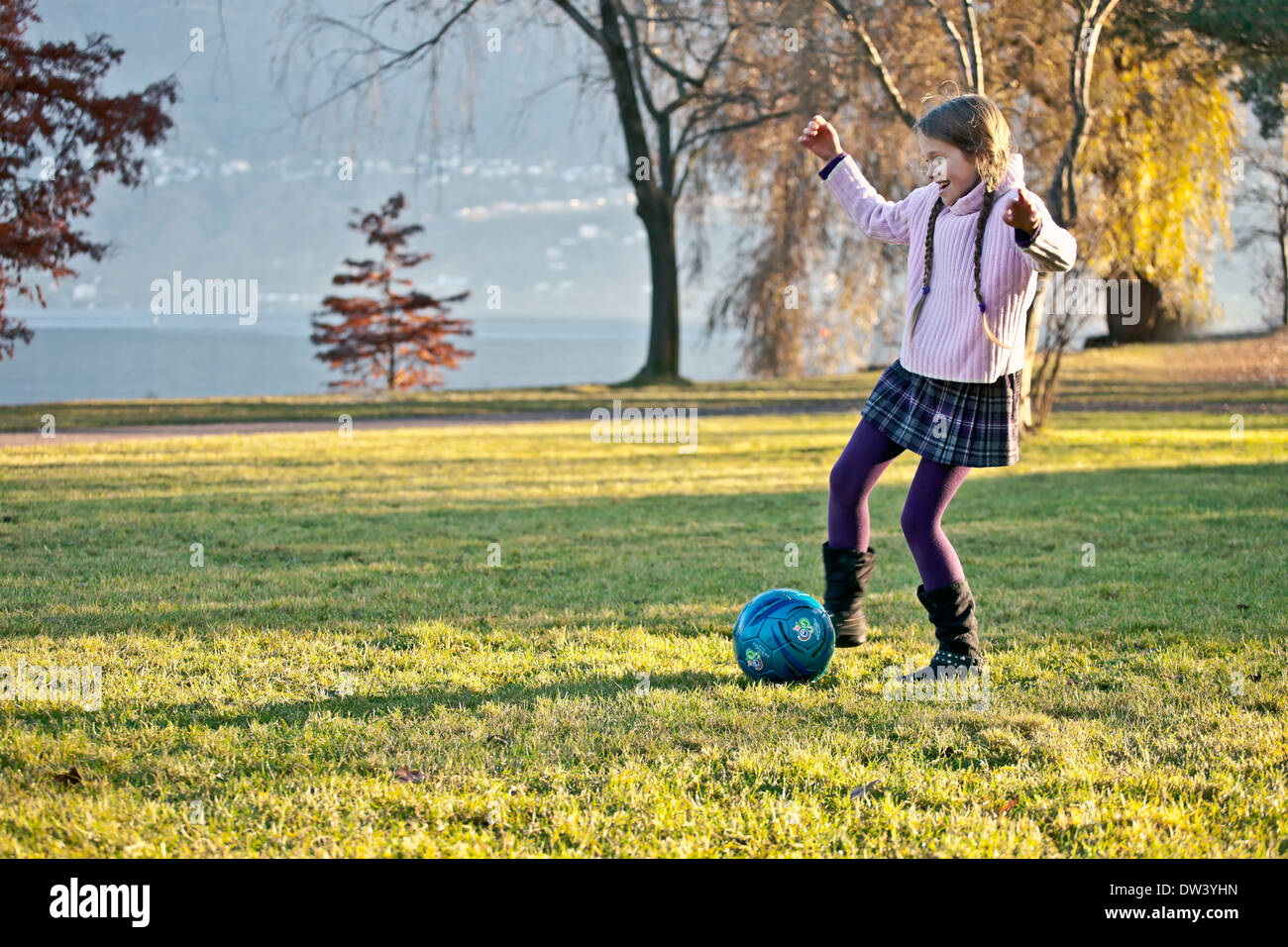 Girl with poi hi-res stock photography and images - Alamy