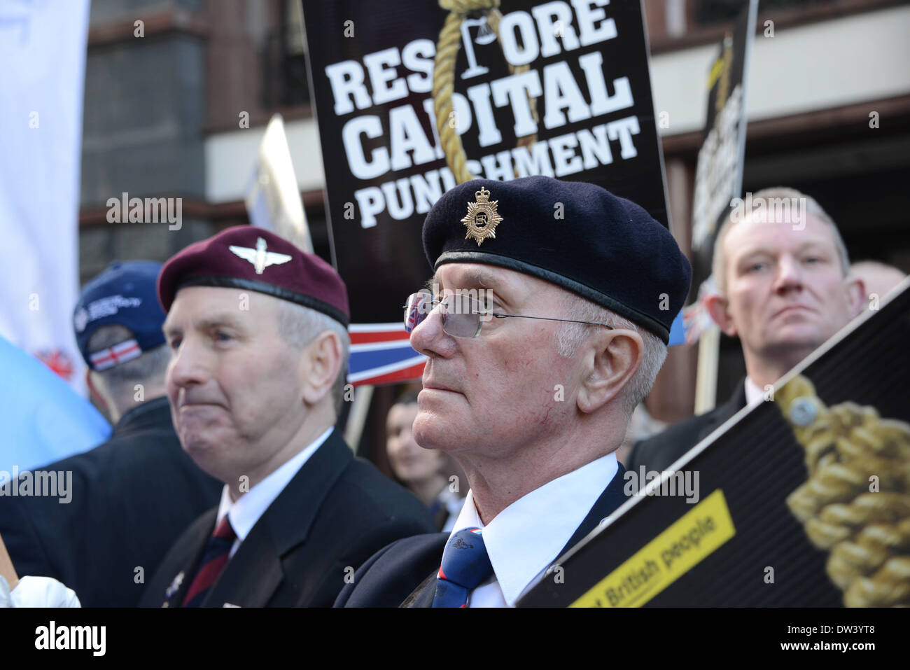 London England, 26th Feb 2014 : Fascist party (EDL,BNP and Britian ...