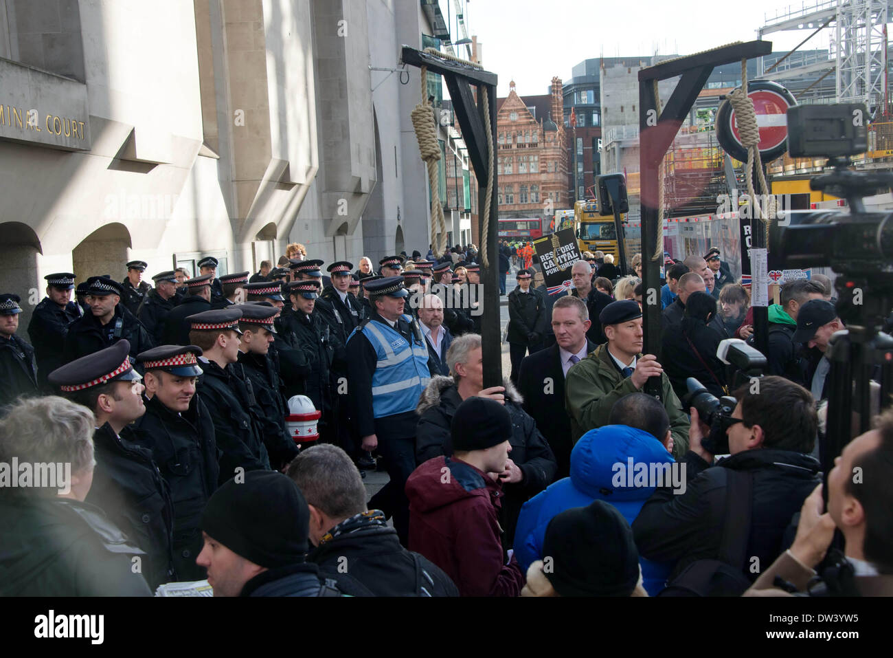 London England, 26th Feb 2014 : Fascist party (EDL,BNP and Britian ...