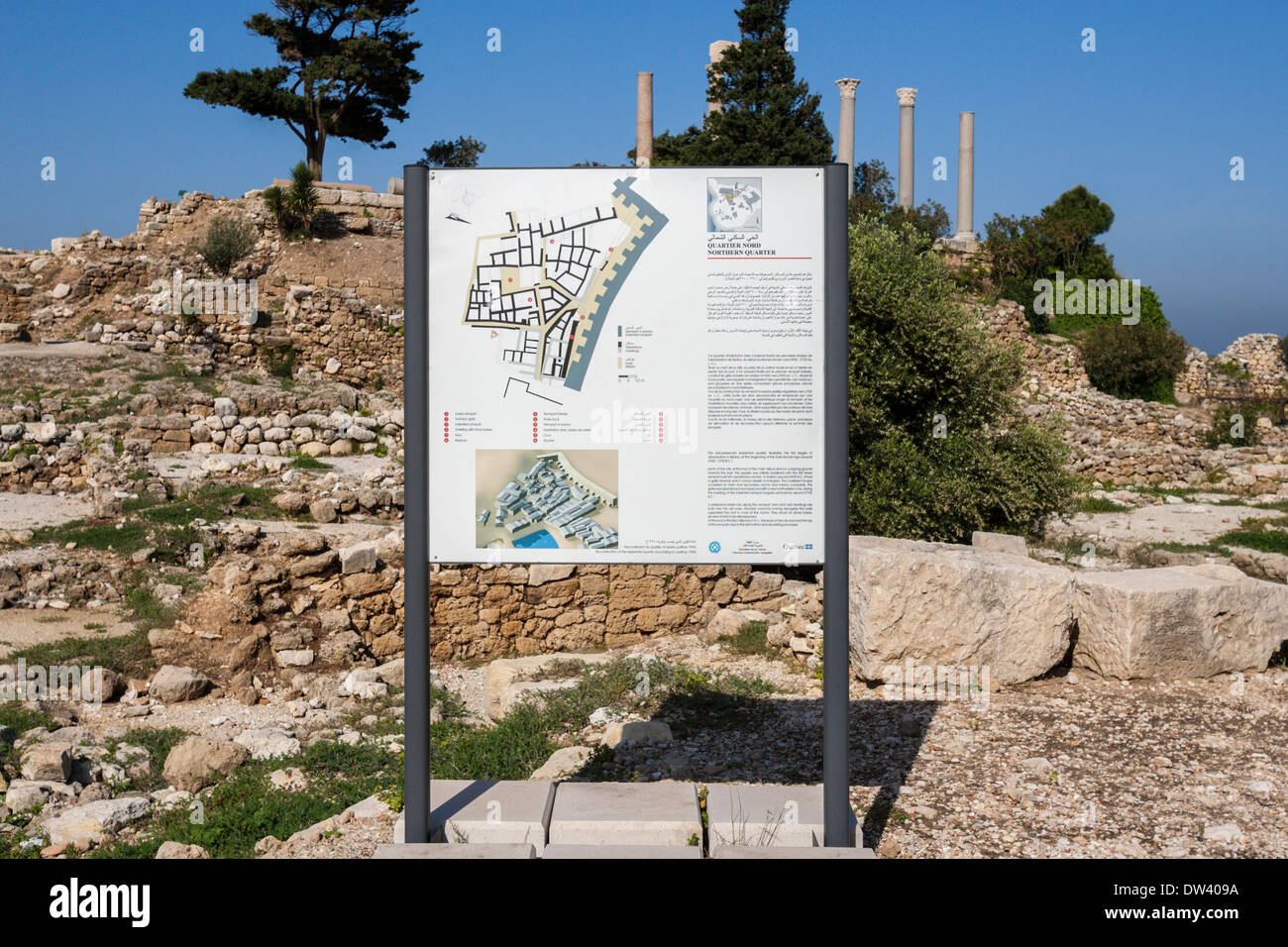 Ancient Byblos Map