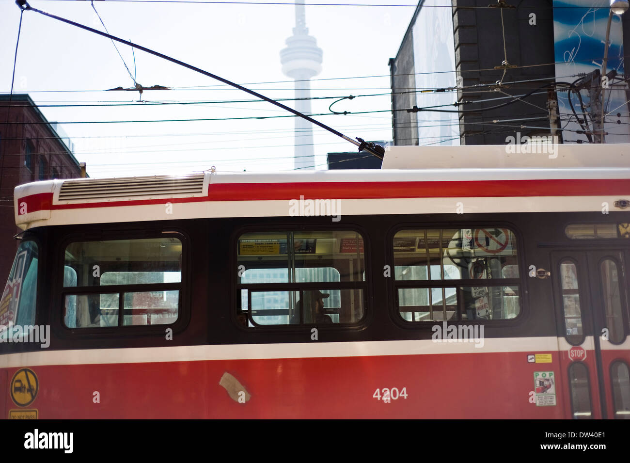 Train cn tower toronto hi-res stock photography and images - Alamy