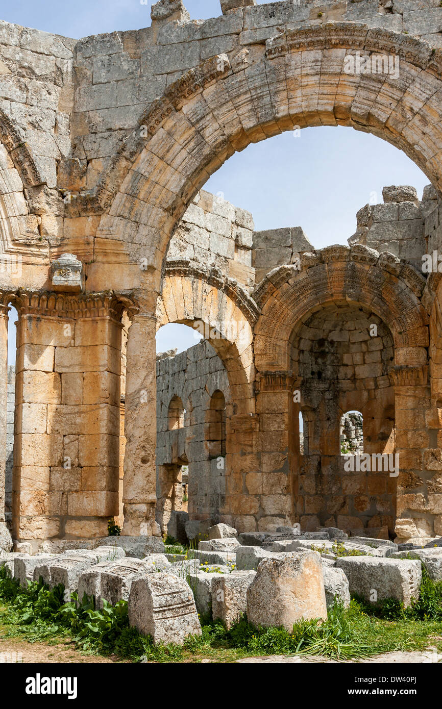 The Byzantine Church of Saint Simeon Stylites is a historical ruin ...