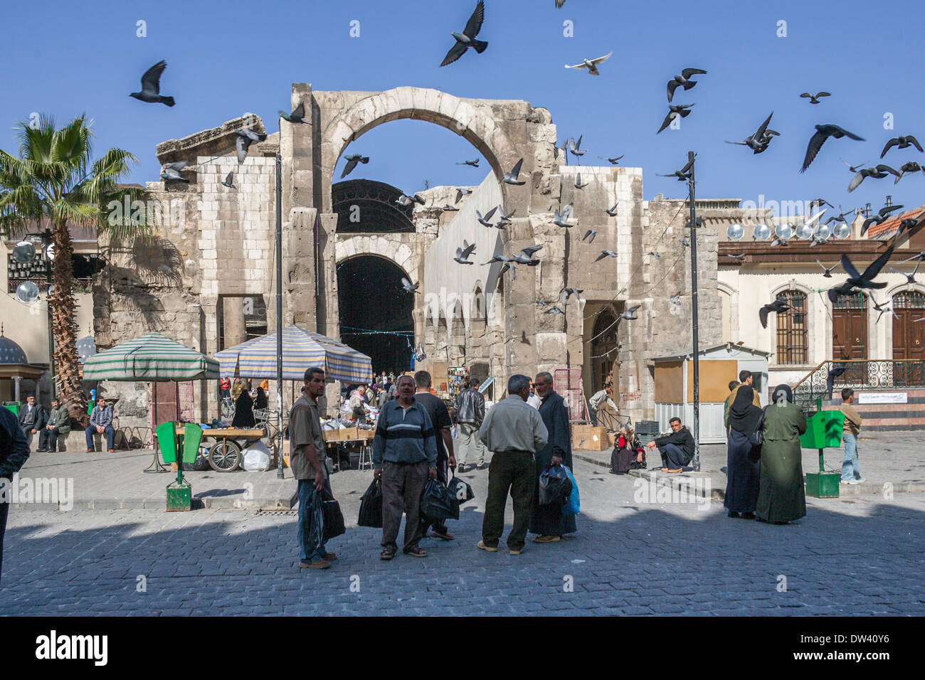 Damascus straight street hi-res stock photography and images - Alamy
