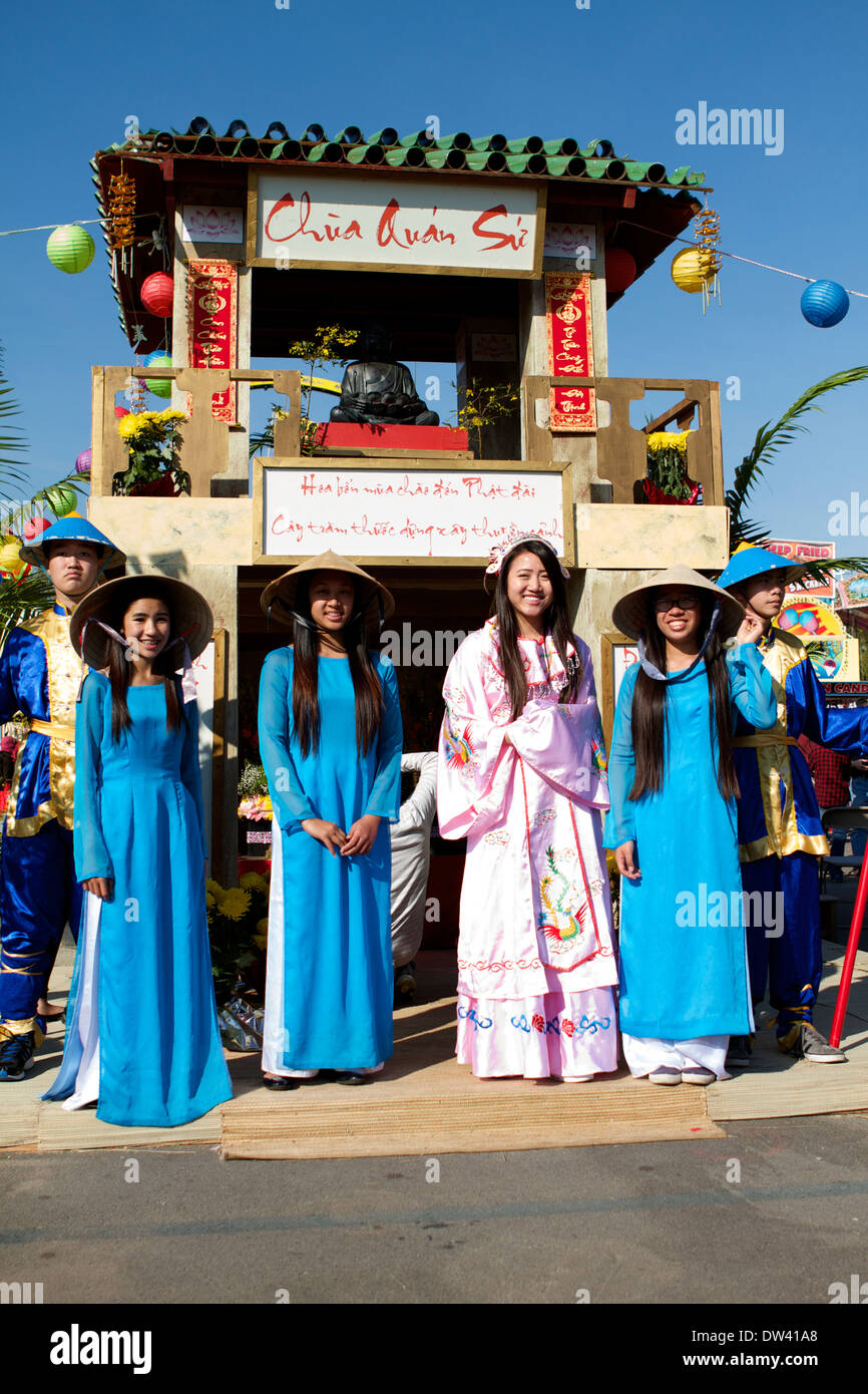 Traditional female vietnamese costume hi-res stock photography and ...