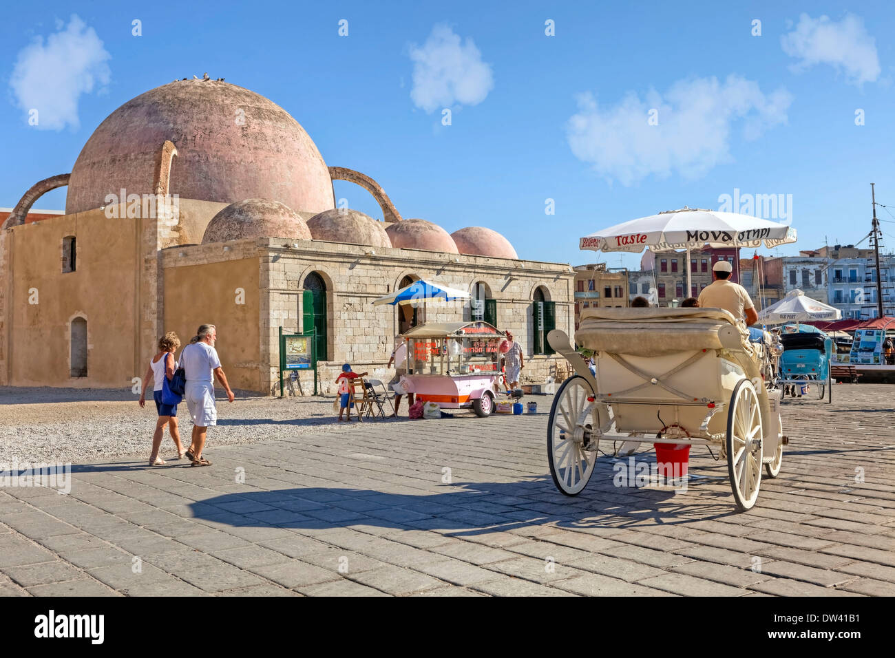 Hassan Pasha Mosque, Chania Stock Photo - Alamy