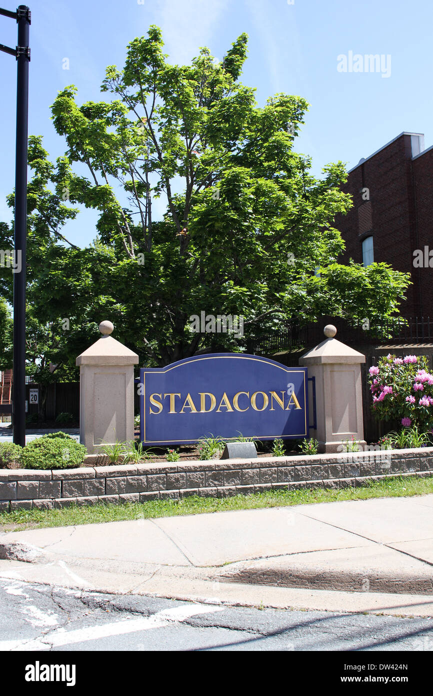 Stadacona in the North end of Halifax, N.S., June 6, 2012 Stock Photo ...