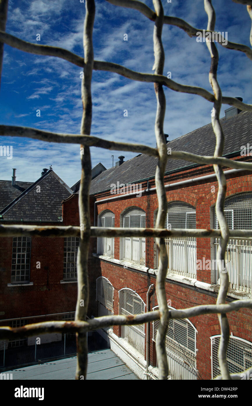 Cell block in historic Dunedin Prison (1896), Dunedin, South Island ...
