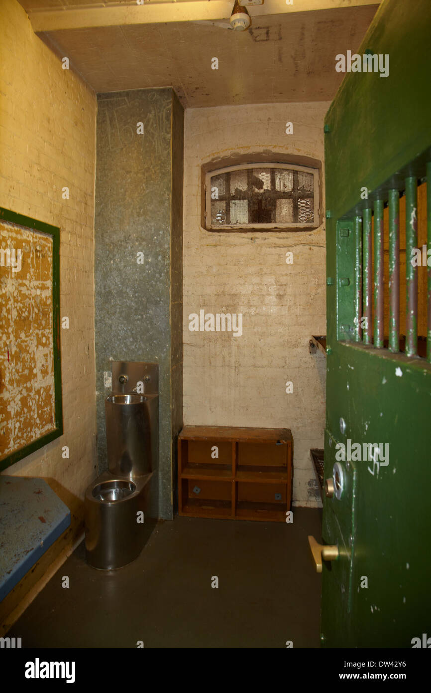 Cell in historic Dunedin Prison (1896), Dunedin, South Island, New ...