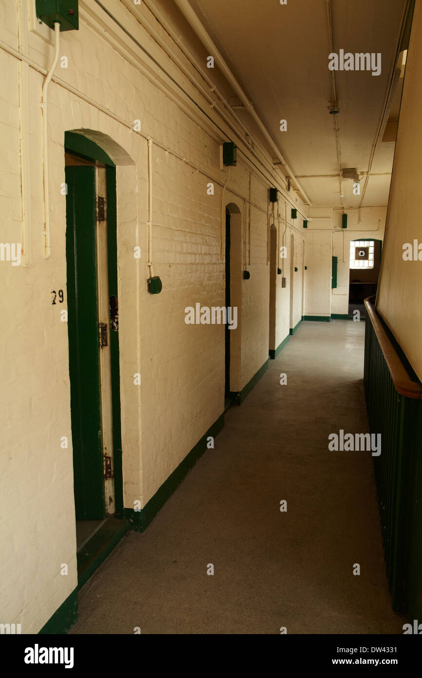 Cell block in historic Dunedin Prison (1896), Dunedin, South Island ...