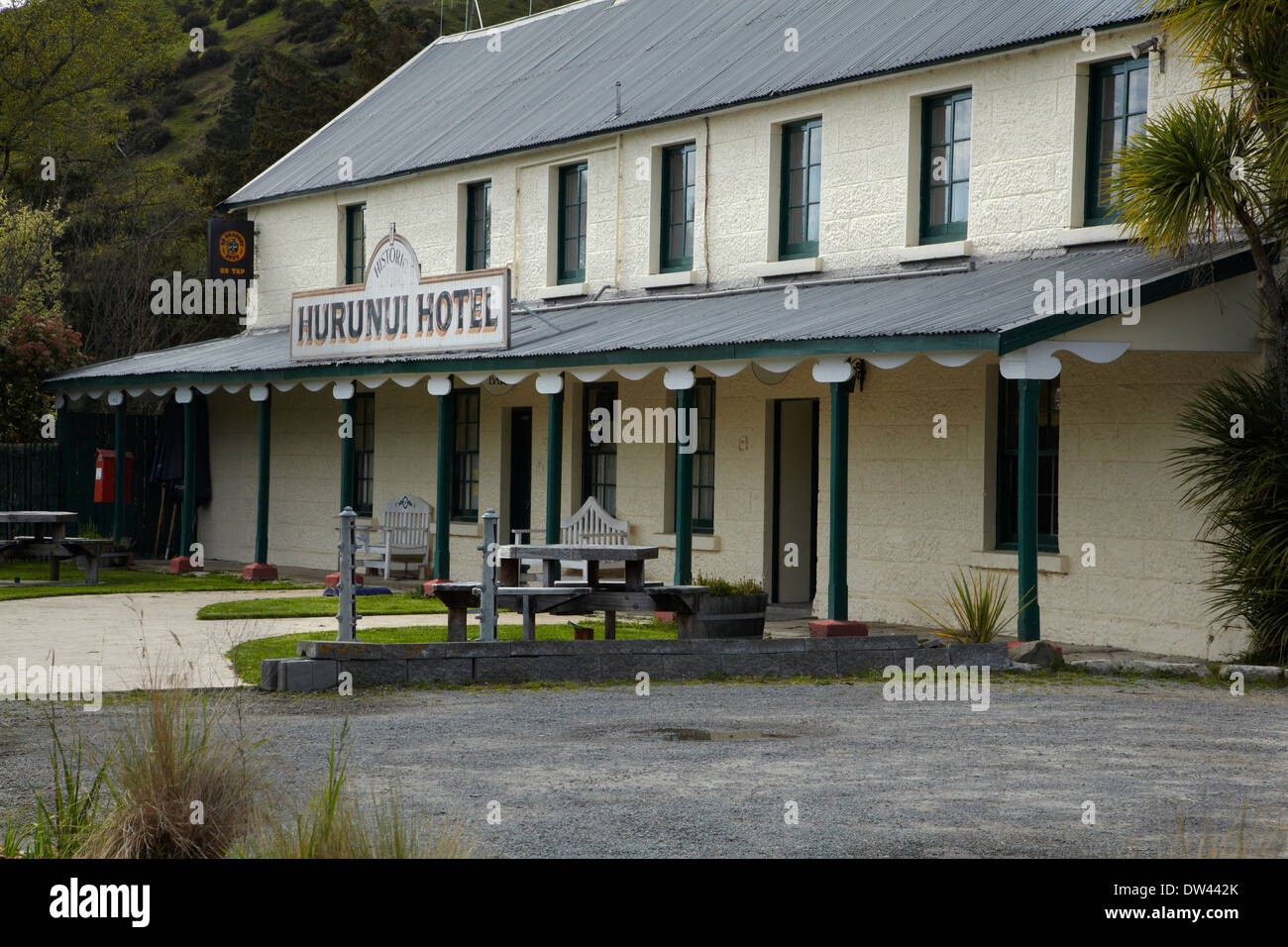 Historic Hurunui Hotel (1860), North Canterbury, South Island, New ...