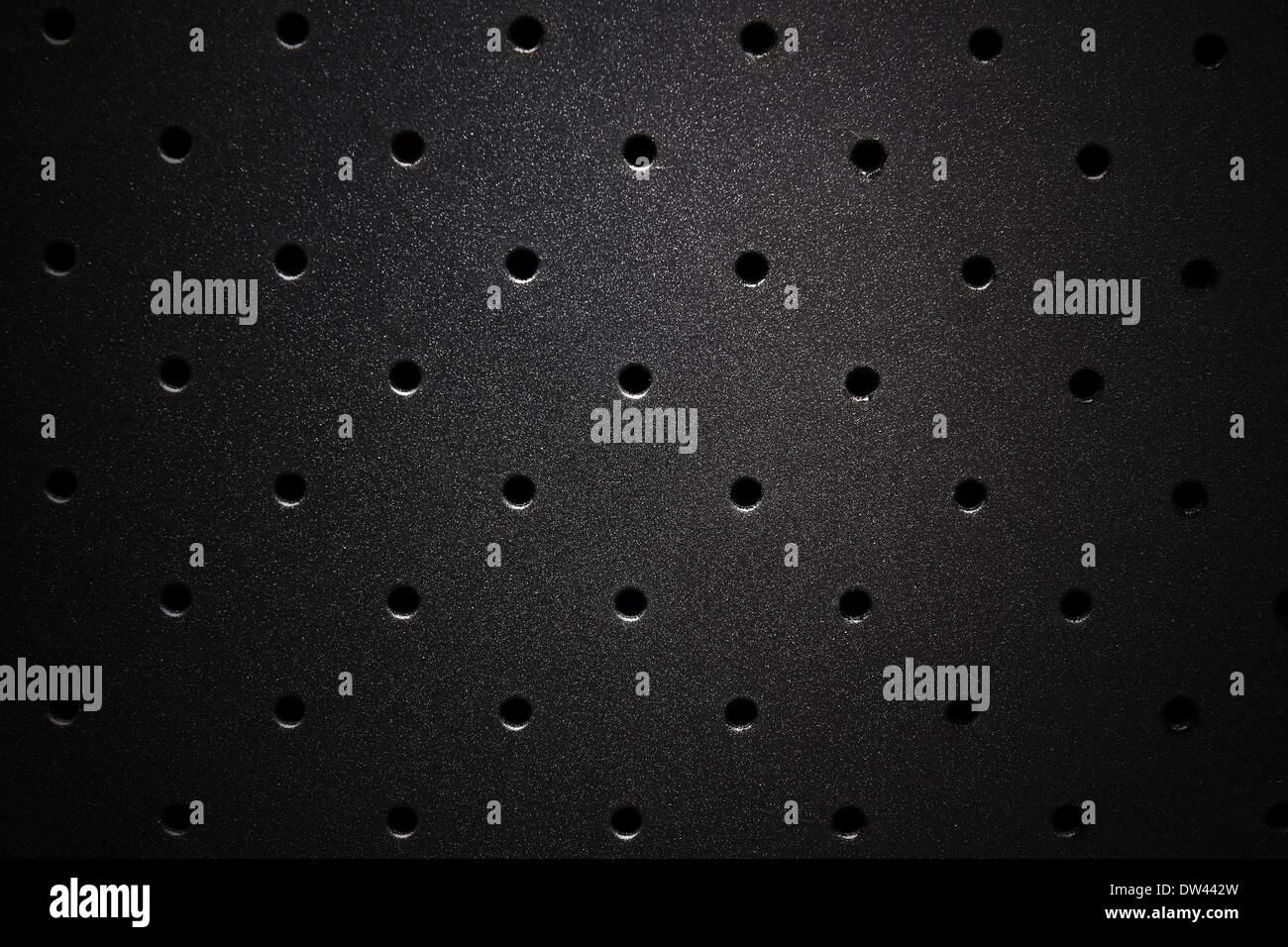Steel perforated texture Stock Photo - Alamy