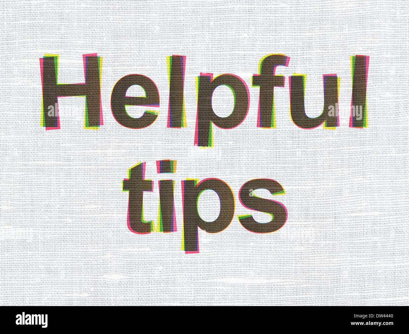 Education concept: Helpful Tips on fabric texture background Stock ...