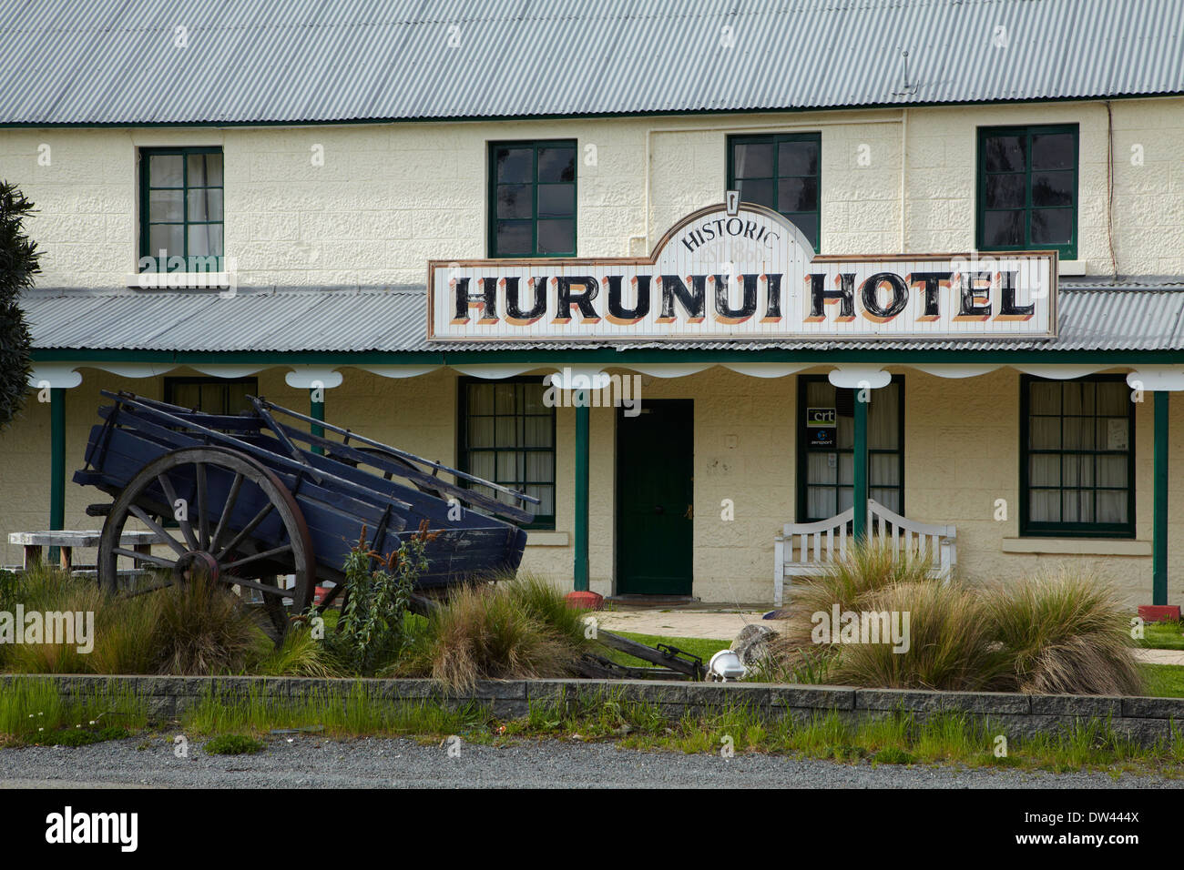 Historic Hurunui Hotel (1860), North Canterbury, South Island, New ...