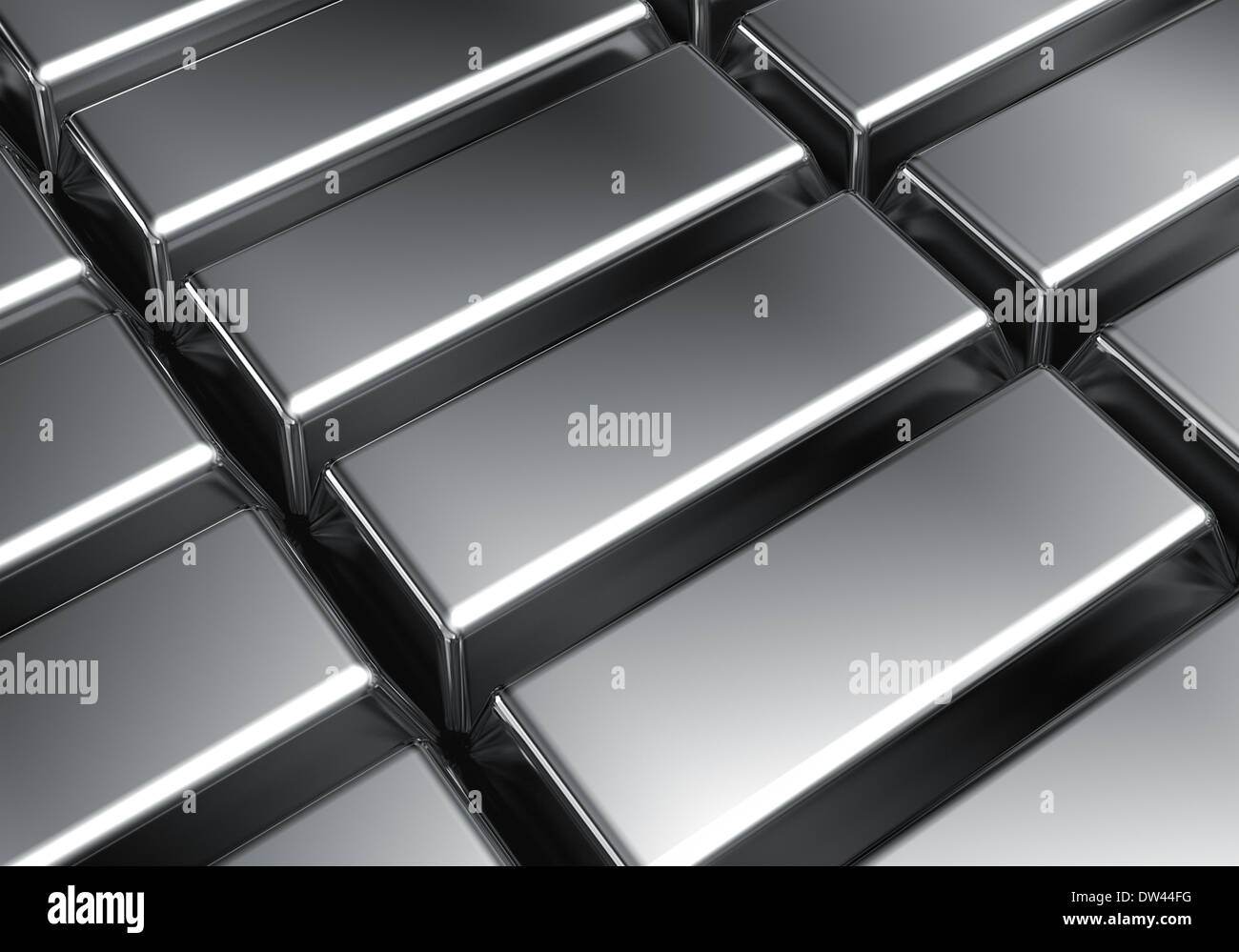 Platinum metallic bars Stock Photo - Alamy