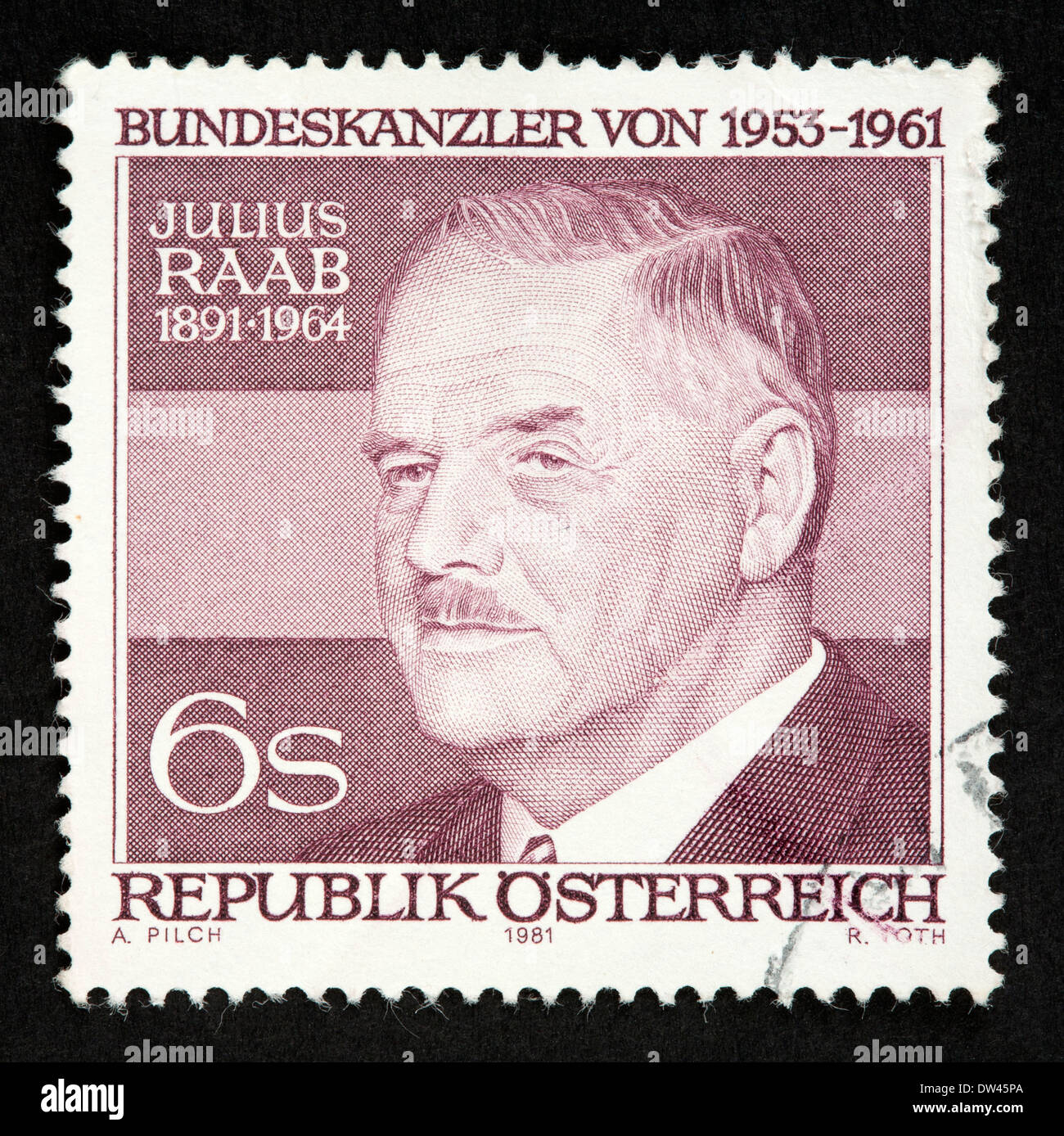 Austrian postage stamp Stock Photo - Alamy