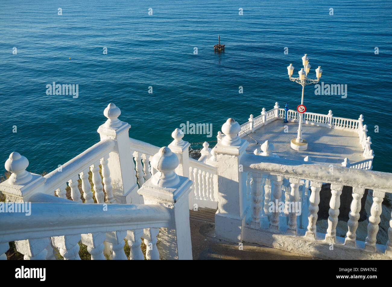 Benidorm landmark viewpoint, an outlook over the Mediterranean Stock ...