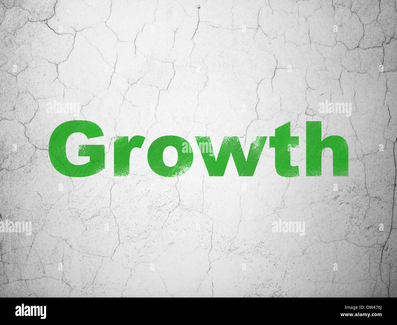 Finance concept: Growth on wall background Stock Photo - Alamy