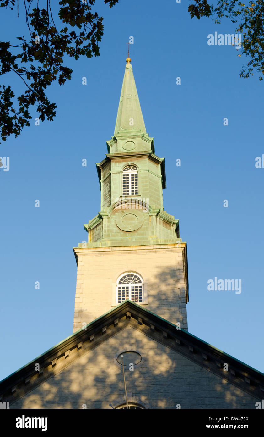 Quebec City Quebec Canada old Cathedral of the Holy Trinity church in ...