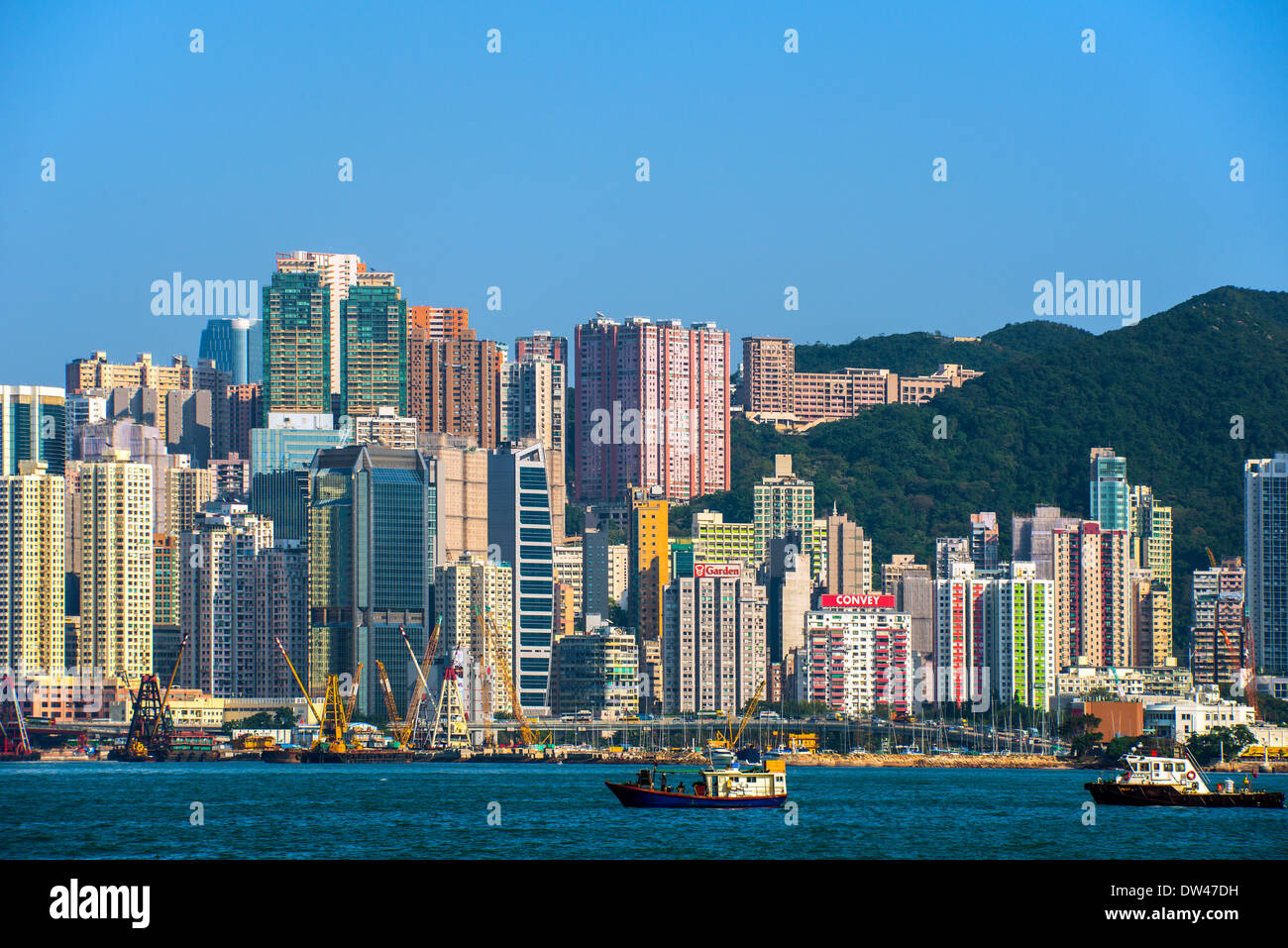 Victoria harbour waterfront hi-res stock photography and images - Alamy