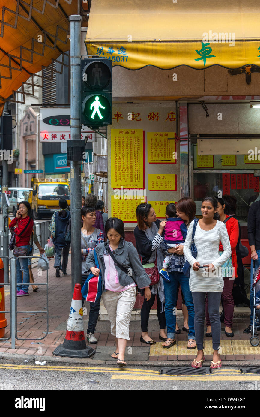 Wan chai street crossing hi-res stock photography and images - Alamy