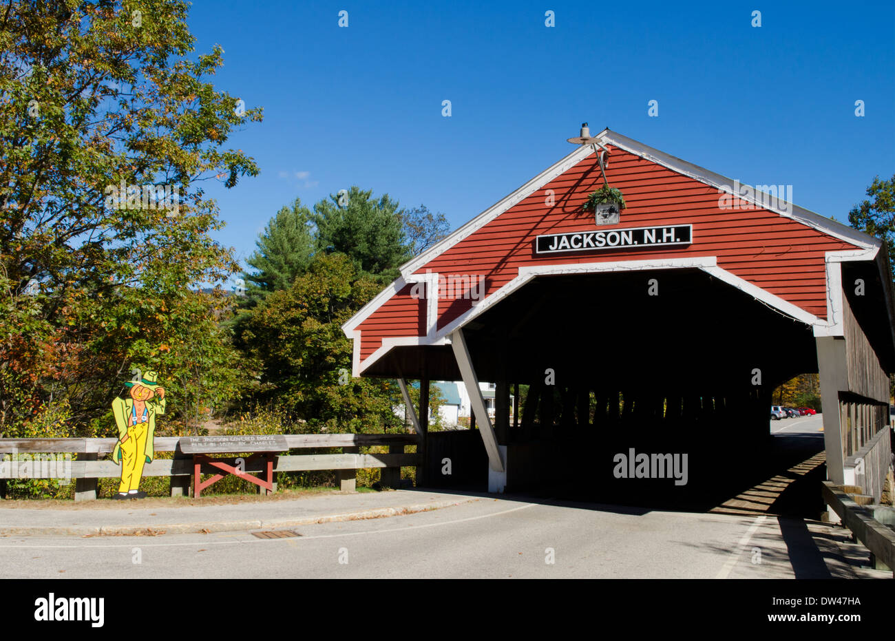 Jackson New Hampshire Covered Bridge 1876 in Northern New England in ...