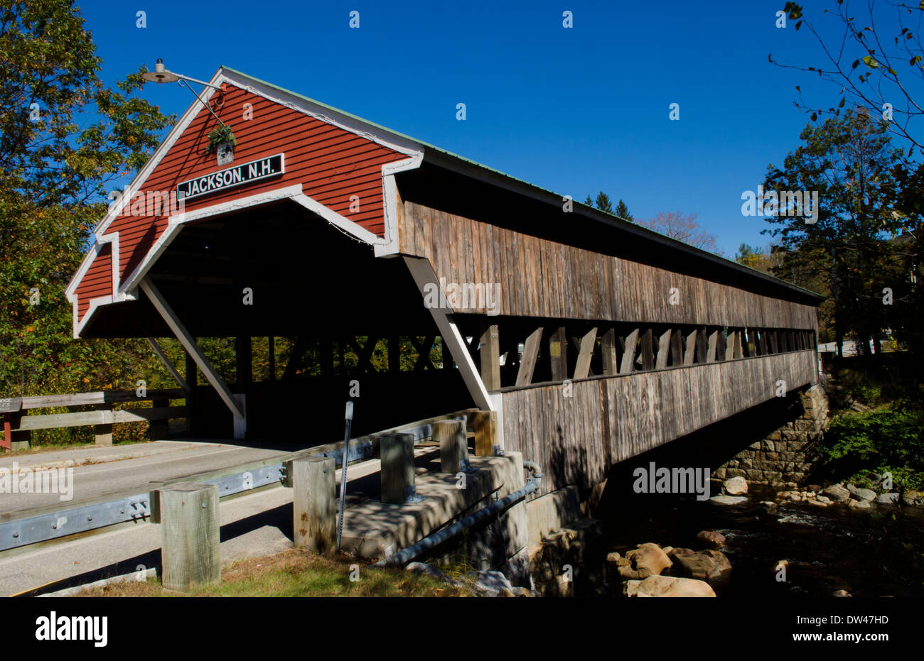 Jackson New Hampshire Covered Bridge 1876 in Northern New England in ...