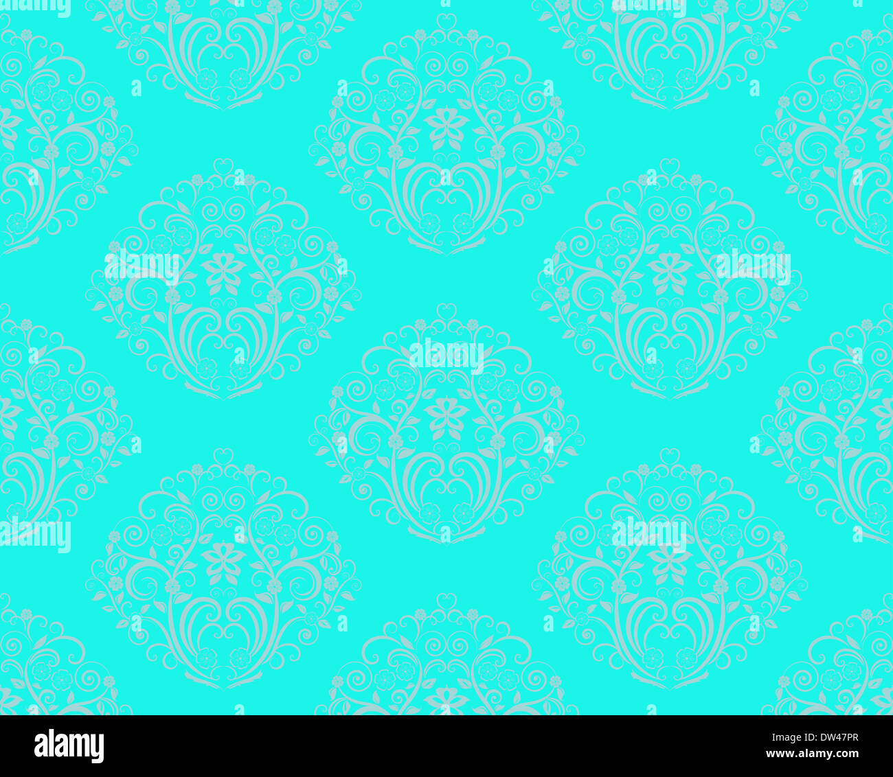 Retro wallpaper. Seamless. Vector illustration Stock Photo - Alamy
