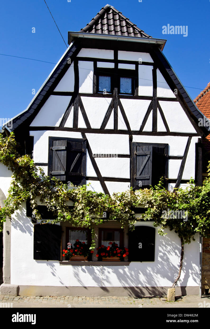 The house in German style Stock Photo - Alamy