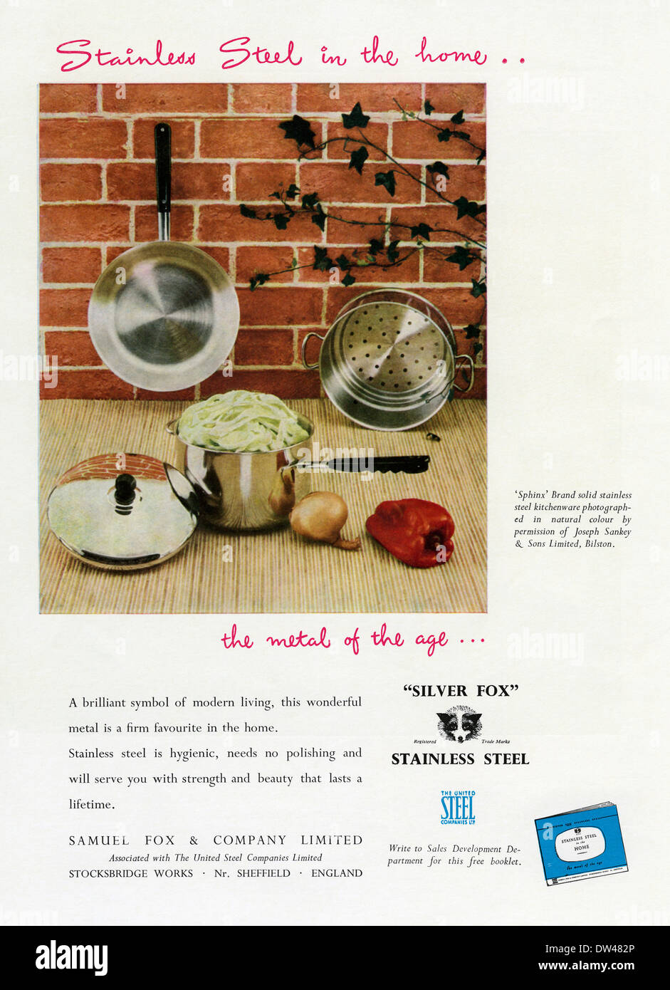 1950s advertisement cooking hi-res stock photography and images - Alamy