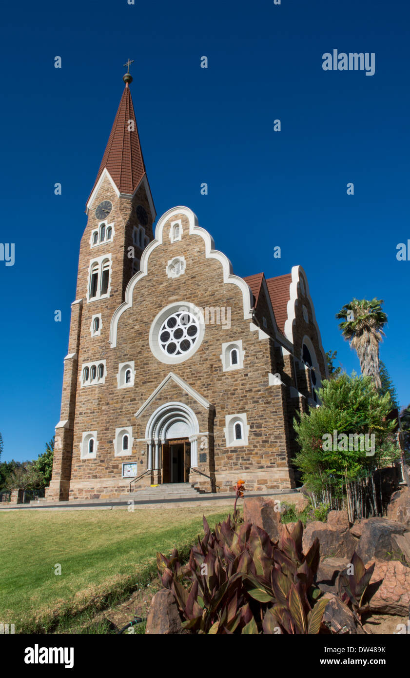 Windhoek Namibia Africa famous historical Christ Church cathedral Stock ...