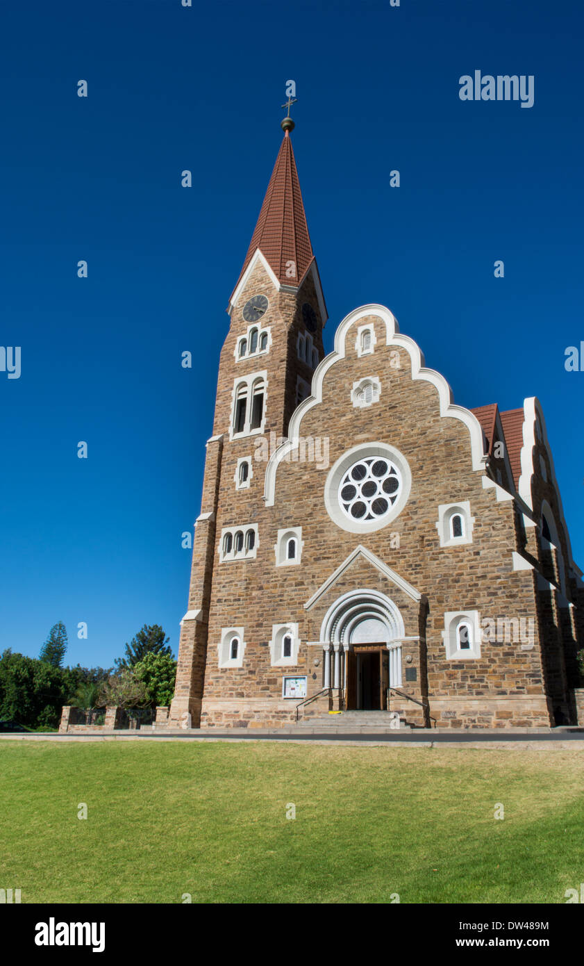 Windhoek Namibia Africa famous historical Christ Church cathedral Stock ...