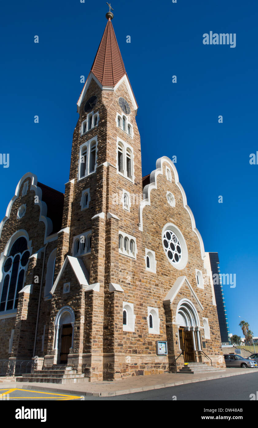 Windhoek Namibia Africa famous historical Christ Church cathedral Stock ...