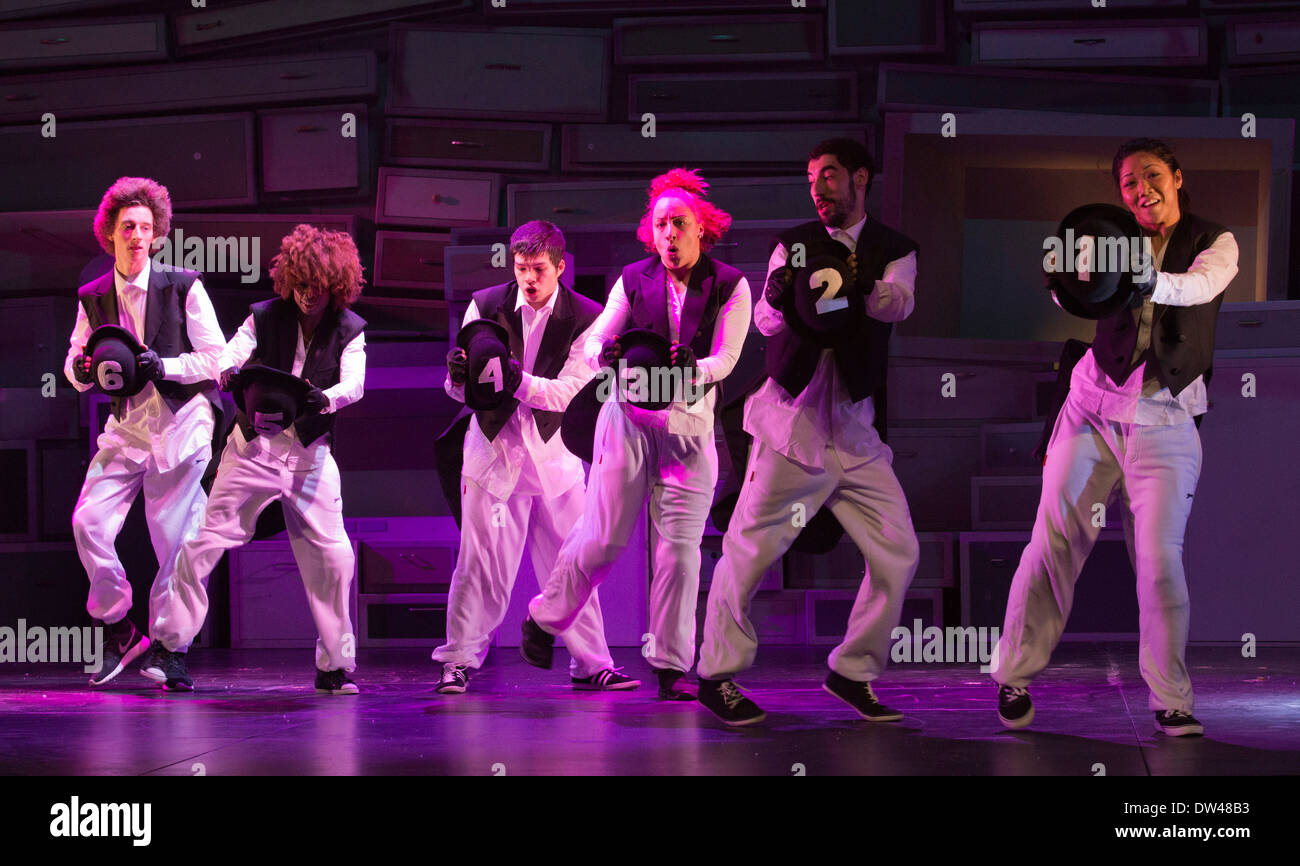 Street dance show "Blaze" at the Peacock Theatre, London, England ...