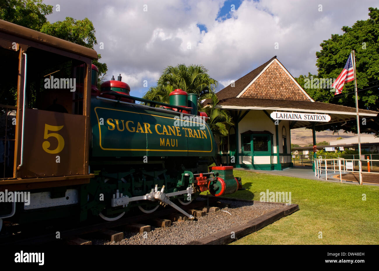 Lahaina sugar cane train maui hi-res stock photography and images - Alamy