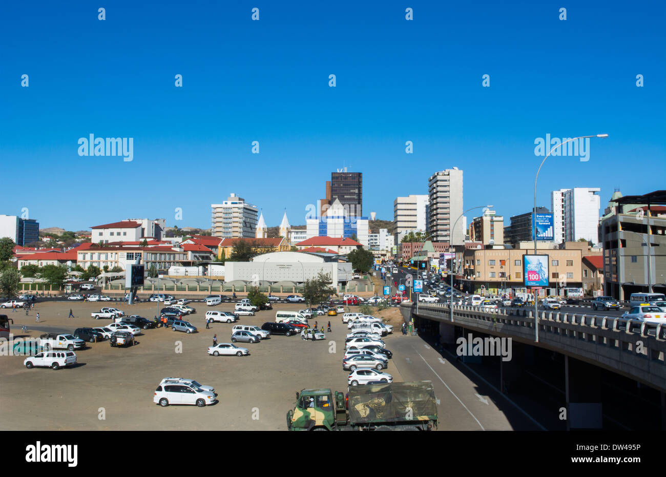 Namibia windhoek skyline hi-res stock photography and images - Alamy