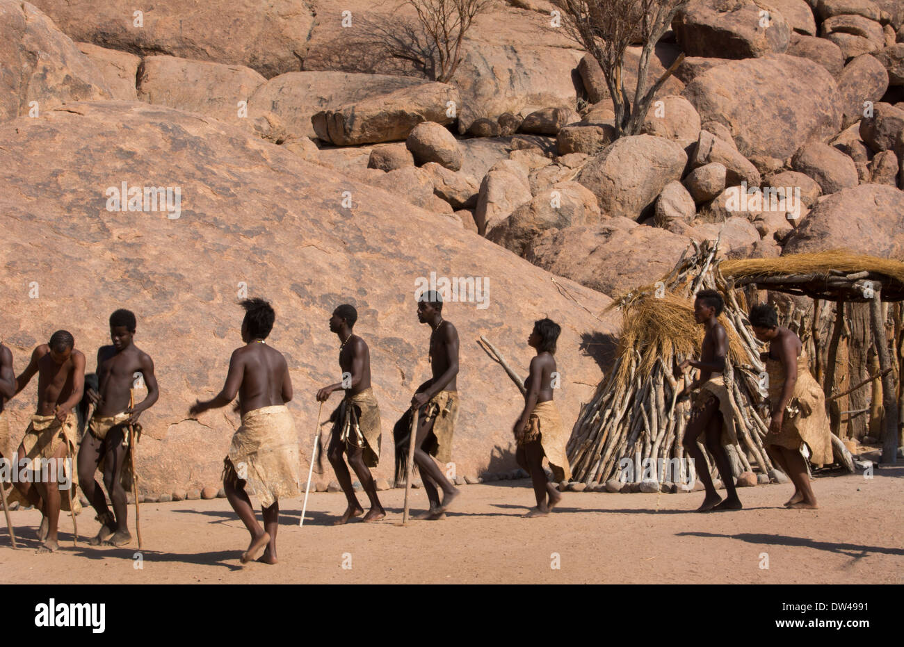 Namibia Africa Damara tribe traditional life in Damaraland in Damara ...