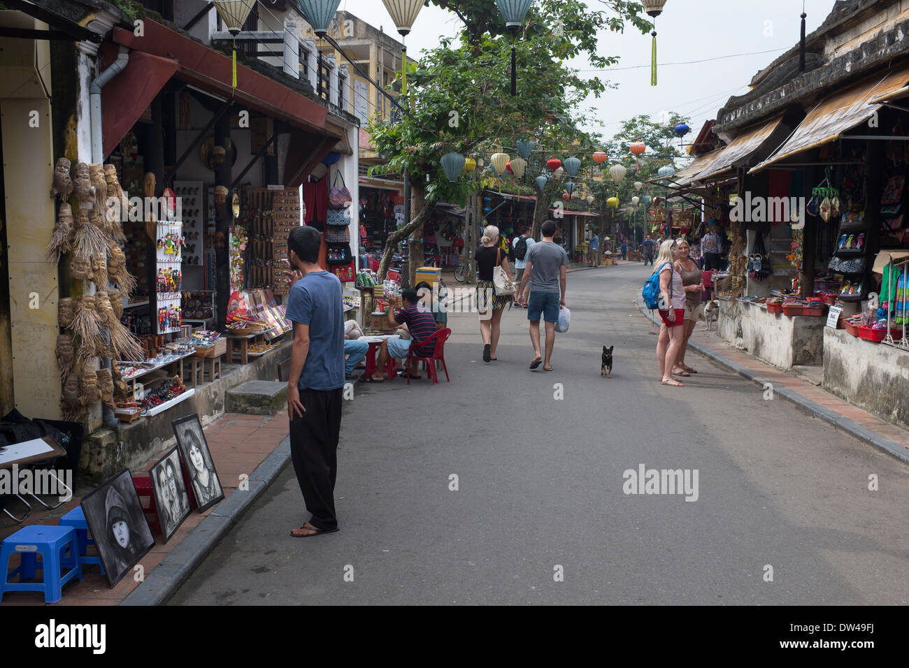Doung Nguyen Minh Khai Street Old Town Hoi An Stock Photo - Alamy
