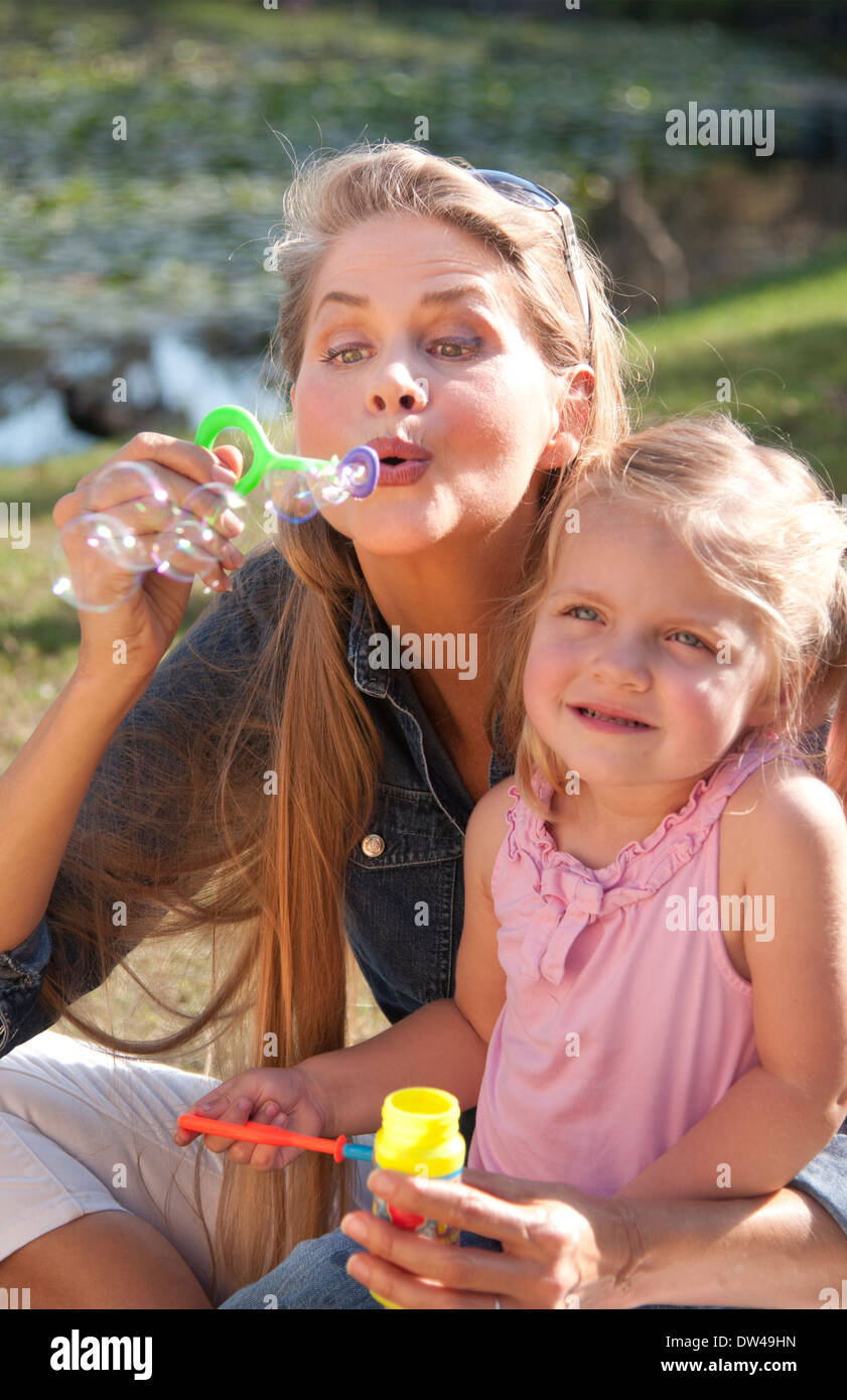 Beautiful young family daughter hi-res stock photography and images - Alamy