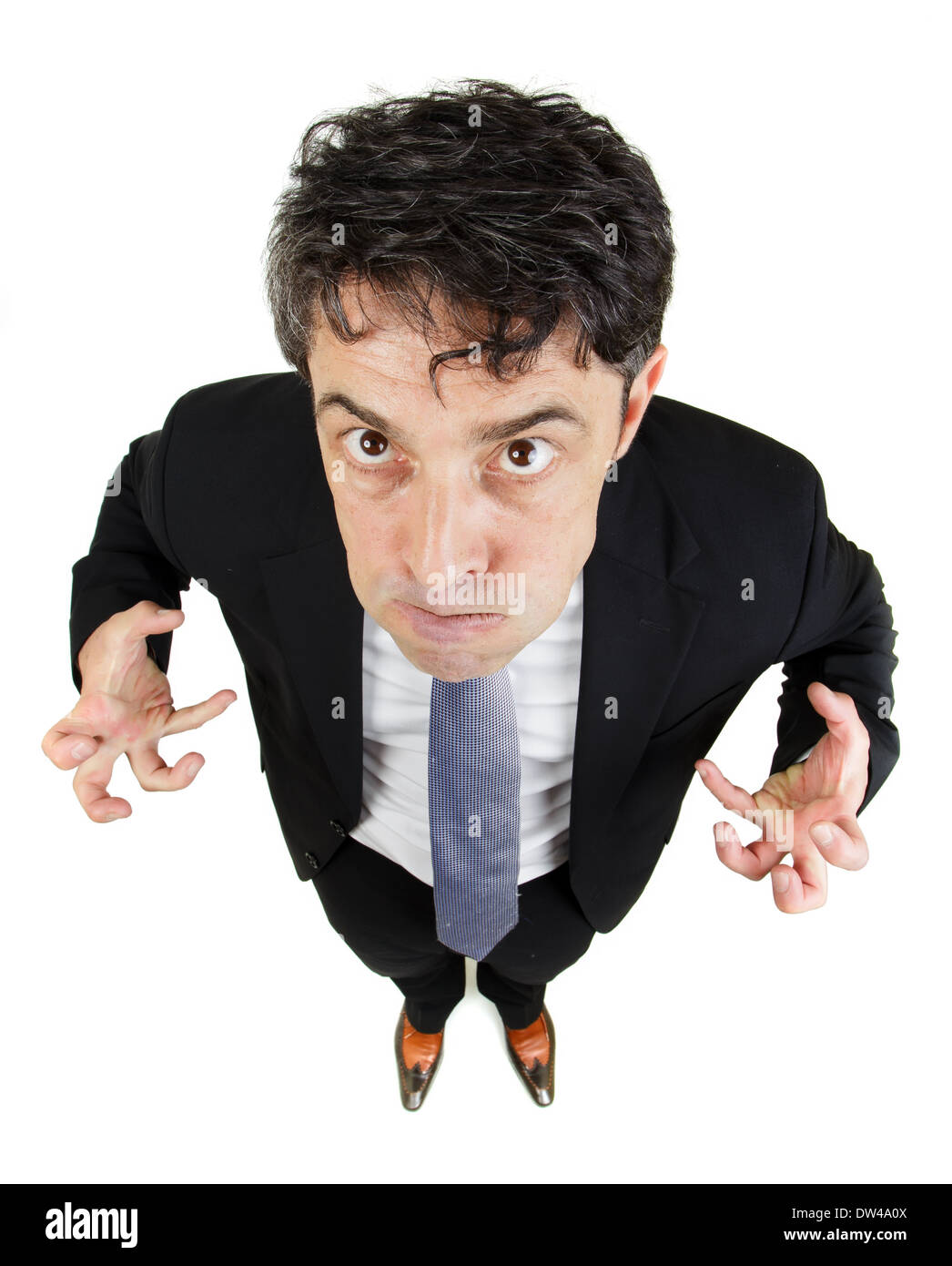 Businessman glaring camera hi-res stock photography and images - Alamy