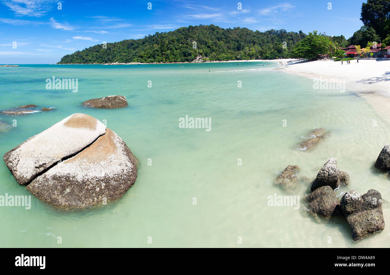 Coral Beach on Pangkor Island, Perak, Malaysia Stock Photo - Alamy