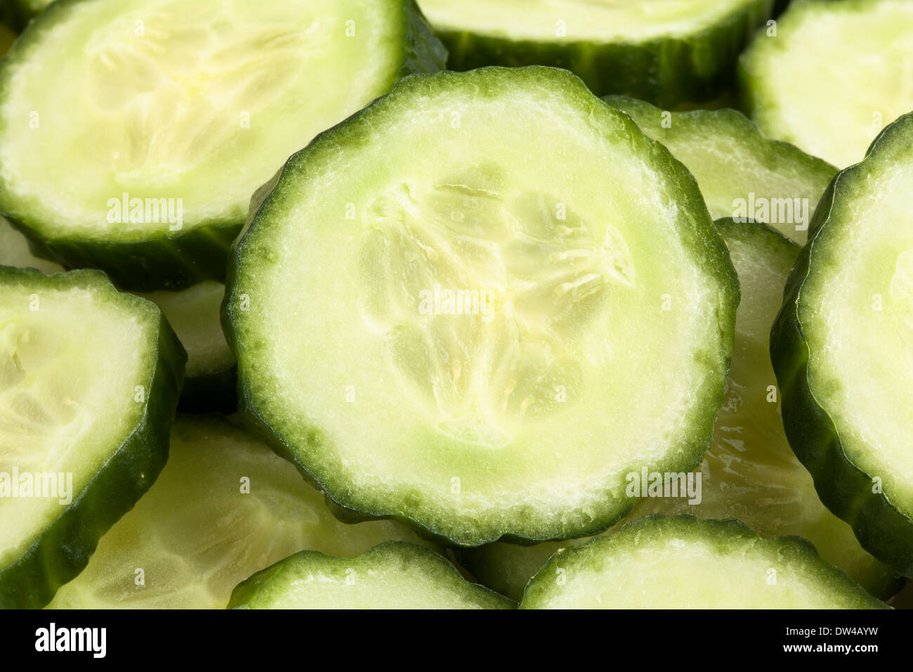 Cucumber sliced hi-res stock photography and images - Alamy
